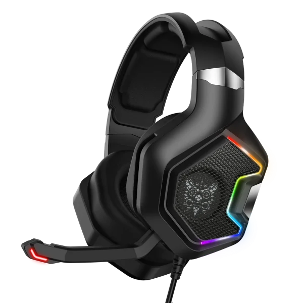 ONIKUMA K10 Pro Professional Wired Gaming Headset with RGB Backlight ...
