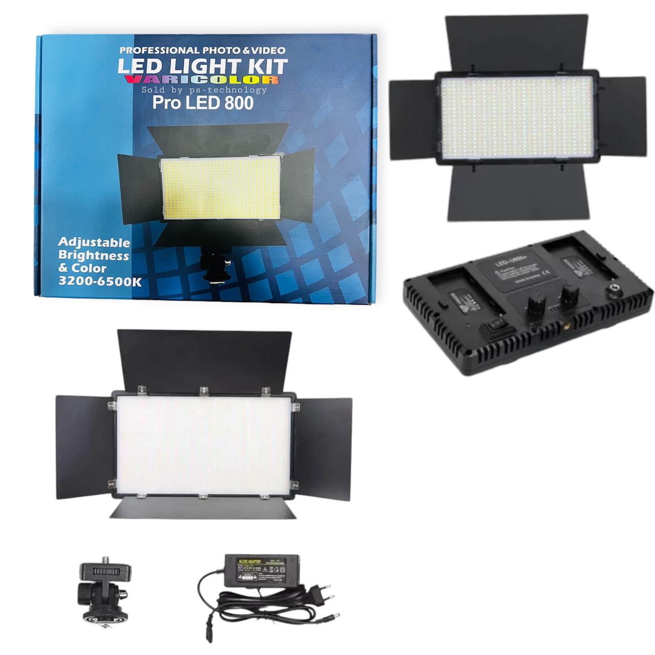Professional Photo & Video Led Light Kit Vari-colour Pro Led 800 - PS ...