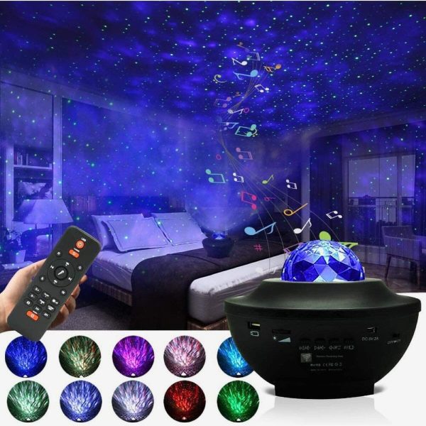 Galaxy Light Projector Light Remote Control With Bluetooth Mp3 Music ...