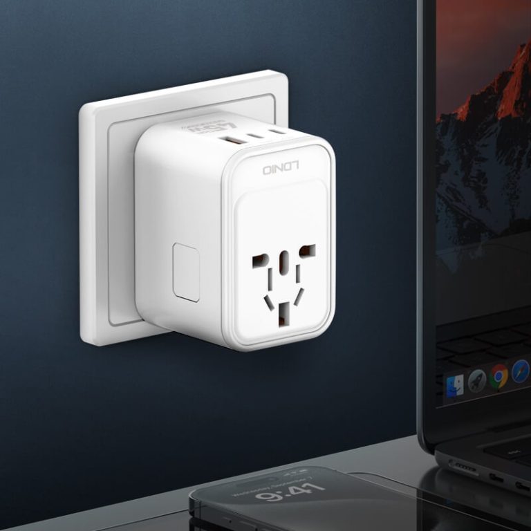 LDNIO Z8 Universal GaN Outlets Power Strip Travel Adapter Electrical ...
